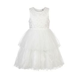 ABOUT YOU Kleid 'Jolanda' M&auml;dchen Gr&ouml;&szlig;e 98/104 wei&szlig;