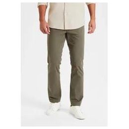 H.I.S. Chinohose H.I.S "regular-fit", Herren, Gr. 34, L&auml;nge 34, gr&uuml;n (khaki), Web, Obermaterial: 98% Baumwolle, 2% Elasthan, unifarben, straight fit lang, Hosen Chinohose, lange Hose, aus elastischer Baumwoll-Qualit&auml;t, Topseller
