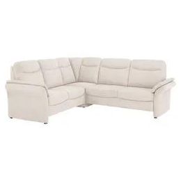 Ecksofa Home Affaire "Tahoma L-Form", beige (creme), B:251cm H:103cm T:231cm, Sofas, Ecksofa, mit Armlehnfunktion, wahlweise Bettfunktion, Schublade, Relaxfunktion