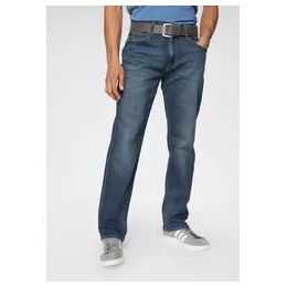Straight-Jeans Lee "Extreme Motion", Herren, Gr. 31, L&auml;nge 30, blau (maddox), Denim/Jeans, Obermaterial: 98% Baumwolle, 2% Elasthan, normal lang, Jeans Straight-Jeans, Extreme Motion Stretchware