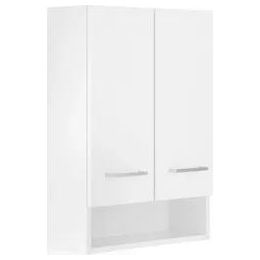 H&auml;ngeschrank Welltime "Ribera", wei&szlig; (wei&szlig;, wei&szlig;), B:50cm H:71cm T:20cm, MDF, Schr&auml;nke, H&auml;ngeschrank