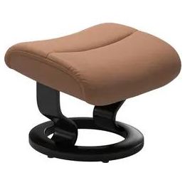 Fu&szlig;hocker stressless "View", braun (latte batick), B:57cm H:40cm T:47cm, Leder BATICK: BATICK ist ein leicht korrigiertes, durchgef&auml;rbtes und genarbtes M&ouml;belleder, bei dem die meisten Unebenheiten und Spuren in der Regel entfernt wurden.;Leder PALOMA: PALOMA ist ein durchgef&auml;rbtes Semianilin-M&ouml;belleder mit nat&uuml;rlicher Narbung.;ROHLEDER Stoff Q2 FARON: Ein fester zuverl&auml;ssiger Boucl&eacute; mit einem stru