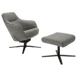 Sch&ouml;ner Wohnen Drehsessel "Sky Sessel bequemer Loungesessel mit tollem Sitzkomfort", grau (anthrazit), B:75cm H:99cm T:85cm, 100% Polyester, SCH&Ouml;NER WOHNEN-KOLLEKTION, Sessel, Drehsessel, wahlweise mit Wippfunktion f&uuml;r noch mehr Wohlf&uuml;hlkomfort