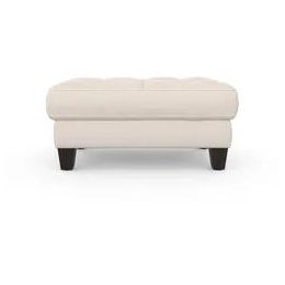 Sit & More Stauraumhocker SIT & MORE "Westham", beige (creme), B:101cm H:47cm T:66cm, 100% Polyester, Hocker, wahlewise mit/ohne Federkern
