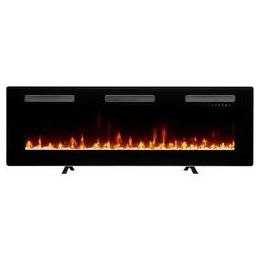 Glen Dimplex Deutschland Elektrokamin DIMPLEX "Sierra 60", schwarz, B:1.524cm H:49,5cm T:16,5cm, Elektrokamin&ouml;fen, schwarz,mit Heizung, Fernbedienung, App, Optiflame Flammeneffekt