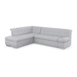 Ecksofa DOMO collection "Mona L-Form bequem und komfortabel, Breite 271cm, L-Form", silber, B:271cm H:80cm T:213cm, Struktur fein 100% Polyester;Chenilleoptik 100% Polyester, Sofas, Ecksofa, wahlweise mit Bett- und Armlehnfunktion