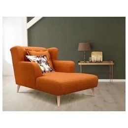 Loveseat Home Affaire "Baggio Kuschel Mega Lounge Big Sessel", gelb, B:101cm H:99cm T:152cm, 100% Polyester, Sessel