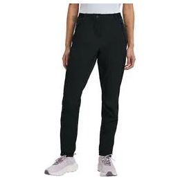 Softshellhose Jack Wolfskin "GEIGELSTEIN SLIM PANTS W", Damen, Gr. 40, Normalgr&ouml;&szlig;en, schwarz, Obermaterial: 91% Polyester, 9% sonstige Fasern, Hosen Softshellhose