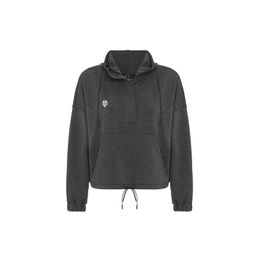 MOROTAI Oversizepullover 'OVERSIZED TRAVEL' Damen Gr&ouml;&szlig;e M dunkelgrau