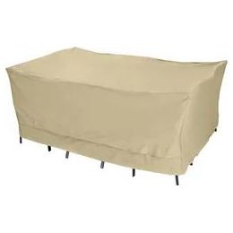 Abdeckhaube Tepro "Universal", beige, B:250cm H:150cm T:95cm, Polyester, H&uuml;llen, f&uuml;r rechteckige Sitzgruppen &aacute; 250x150 cm