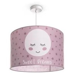 Paco Home Pendelleuchte "Aleyna 103", wei&szlig;, 1, &Oslash; 45,5cm H: 27cm, Leuchten, Kinderlampe Deckenlampe LED Kinderzimmer Lampe Mond-Motiv, E27, Pendelleuchte