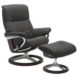 Relaxsessel stressless "Mayfair", grau (rock paloma), B:92cm H:103cm T:79cm, Leder BATICK: BATICK ist ein leicht korrigiertes, durchgef&auml;rbtes und genarbtes M&ouml;belleder, bei dem die meisten Unebenheiten und Spuren in der Regel entfernt wurden.;Leder PALOMA: PALOMA ist ein durchgef&auml;rbtes Semianilin-M&ouml;belleder mit nat&uuml;rlicher Narbung.;ROHLEDER Stoff Q2 FARON: Ein fester zuverl&auml;ssiger Boucl&eacute; mit einem 