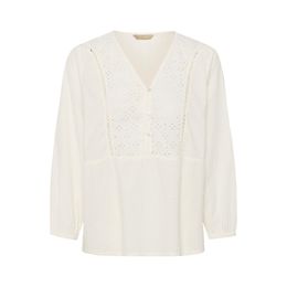 Culture Bluse 'CUannbritt' Damen Gr&ouml;&szlig;e XL creme / wei&szlig;