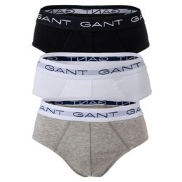Gant Slip Herren Gr&ouml;&szlig;e M graumeliert / schwarz / wei&szlig;