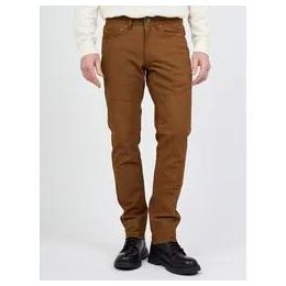 Lederhose JCC "Phill", Herren, Gr. 48, Normalgr&ouml;&szlig;en, braun (cognac), Obermaterial: 100% B&uuml;ffelleder; Futter: 100% Polyester, Hosen