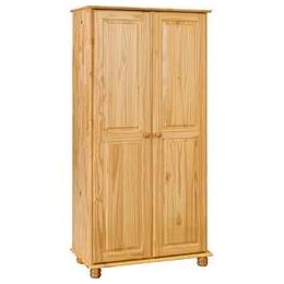 M&ouml;bilia Kleiderschrank M&Ouml;BILIA "Chur", beige (natur), B:82cm H:170cm T:52cm, Massivholz, Schr&auml;nke, Kleiderschrank
