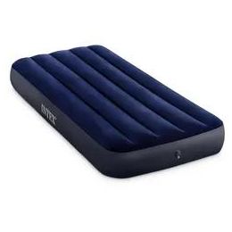 Luftbett Intex "DURA-BEAM Classic Downy Airbed" Gr. 76, blau, Luftbetten, B/H/L: 76cm x 25cm x 191cm, Vinyl, B:76cm H:25cm L:191cm