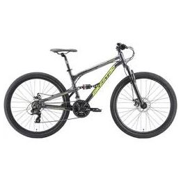 Mountainbike Bikestar Gr. 42, schwarz, Fahrr&auml;der, 42cm, 27,5 Zoll (69,85cm), f&uuml;r Damen und Herren, Kettenschaltung