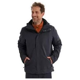 Outdoorjacke Killtec "KOS 1 MN JCKT", Herren, Gr. M, schwarz, Obermaterial: 100% Polyester;Obermaterial 2: 100% Polyester;Futter: 100% Polyester, Jacken Outdoorjacke, Wind- und wasserdichte Herrenjacke, atmungsaktiv, abnehmbare Kapuze