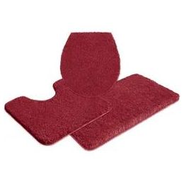 Badematte OTTO HOME "Sanremo, Badvorleger, Badezimmer Teppich, sehr weich" Gr. 11, rot, H:30mm, Polyester, Badematten, Badematte, Badteppich, unifarben, rechteckig, rund & als 3-tlg. Set erh&auml;ltlich, Topseller