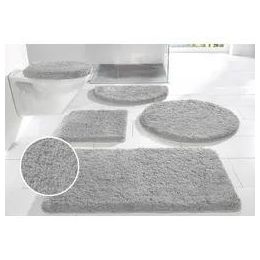 Badematte OTTO HOME "Sanremo, Badvorleger, Badezimmer Teppich, sehr weich" Gr. 1, grau, H:30mm, Polyester, Badematten, Badematte, Badteppich, unifarben, rechteckig, rund & als 3-tlg. Set erh&auml;ltlich, Topseller