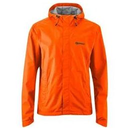 Fahrradjacke Gonso "Save Light", Herren, Gr. 5XL, orange, 100% Polyester, Jacken Fahrradjacke, Herren Regenjacke wind- und wasserdicht, Radjacke mit Kapuze