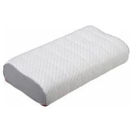 Nackenst&uuml;tzkissen BeSports "Fit HS Gel", wei&szlig;, B:33cm H:11,5cm L:63cm, Bezug: 100% Polyester. F&uuml;llung: 100% Polyurethan, Kopfkissen, H&ouml;he selbst regulierbar