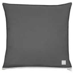 Dekokissen Apelt "3959" Gr. 1, schwarz (schwarz, unifarben), B:40cm L:40cm, Bezug: 100% Baumwolle. F&uuml;llung: 100% Baumwolle, Dekokissen_Sitzkissen_Kissenh&uuml;llen, Kissenh&uuml;lle ohne F&uuml;llung, 1 St&uuml;ck