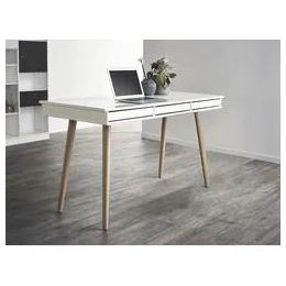 Schreibtisch HAMMEL FURNITURE "Mistral B&uuml;rotisch, Arbeitstisch, Tisch, Computertisch", wei&szlig;, B:137,4cm H:75cm T:60cm, Tische, Schreibtisch, Holzbeinen, B: 137,4 cm, Designm&ouml;bel