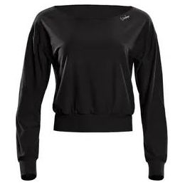 Longsleeve WINSHAPE "LS003LS", Damen, Gr. M, schwarz, 85% Polyester, 15% Elasthan, U-Boot-Ausschnitt, Shirts, Functional Light and Soft