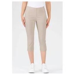 Caprihose Stehmann "Ina", Damen, Gr. 46, N-Gr, wei&szlig; (kalk), Web, Obermaterial: 72% Viskose, 25% Polyamid, 3% Elasthan, unifarben, 3/4-L&auml;nge, Hosen Caprihose, Sommerhose in Gr&ouml;&szlig;en 32 bis 52