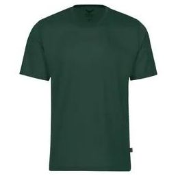 T-Shirt TRIGEMA "TRIGEMA T-Shirt aus 100% Baumwolle", Damen, Gr. M, gr&uuml;n (tanne), Single Jersey, 100% Baumwolle, Basic, lang, Rundhals, Shirts T-Shirt