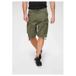 G-Star Raw Cargoshorts G-STAR "Rovic zip loose", Herren, Gr. 36, N-Gr, gr&uuml;n (olivgr&uuml;n), Obermaterial: 97% Baumwolle, 3% Elasthan, unifarben, bequem, Hosen