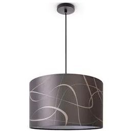Paco Home Pendelleuchte "Hugo Tribal", schwarz, &Oslash; 45,5cm H: 27cm, Leuchten, Pendelleuchte Esszimmer Vintage Wohnzimmerlampe Modern Retro, Pendelleuchte
