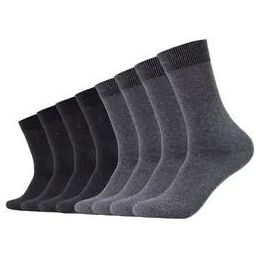 Socken s.Oliver "8er Pack", Damen, Gr. 35-38, grau, 70% Baumwolle, 27% Polyester, 2% Elasthan, 1% Polyamid, uni, Socken Socken