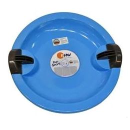 Schneerutscher KHW "Fun UFO iceblue", blau (iceblau), Schlitten, KinderB:65cm H:7cm L:65cm, Kunststoff, B:65cm H:7cm L:65cm