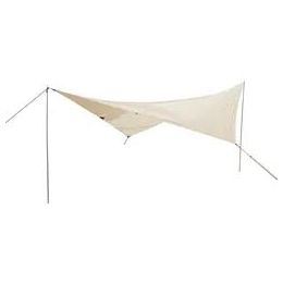 Sonnensegel EXPLORER "Sonnensegel 3x4m rechteckig wasserabweisend mit Stangen", beige (sand), Sonnensegel, B/T: 400cm x 300cm, Polyester, nach Standard 801 in beige, gr&uuml;n oder grau f&uuml;r Balkon Garten Terrasse, B:400cm H:200cm T:300cm