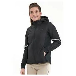 Laufjacke Endurance "Princey", Damen, Gr. 40, schwarz, 100% Polyester, unifarben, normal, ohne Ausschnitt, Jacken, mit einstellbarer Kapuze