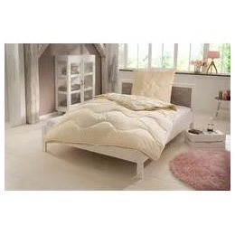 Naturfaserbettdecke OTTO HOME "Baumwolle 60 C, Bettdecke 135x200 cm, 155x220 cm, 200x200 cm", beige (natur), B:200cm L:200cm, Bezug: 100% Baumwolle. F&uuml;llung: 100% Baumwolle, Bettdecken, Bettdecken, Sommer, Winter, 4 Jahreszeiten, Decke, Made in Germany