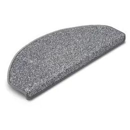 Stufenmatte Hanse Home EXCLUSIV "Liberty", grau, B:28cm H:7mm L:65cm, Polypropylen, Teppiche, Uni, robust, kr&auml;ftige Farben, Meliert, Treppe, Gekettelt, 15 er Set