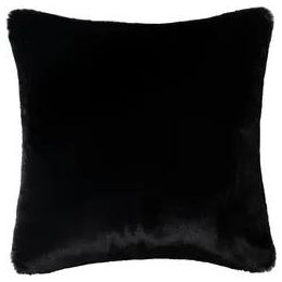 Dekokissen Sportalm KITZB&Uuml;HEL "Moscow Mule Fur", schwarz (schwarz, schwarz, anthrazit, unifarben), B:50cm L:50cm, Polyester, Dekokissen_Sitzkissen_Kissenh&uuml;llen, aus weichem Kunstfell