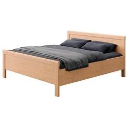 Einzelbett Priess "Arnsberg", braun (livorno buche), B:188cm L:208cm, Betten, Kinder-Einzelbett Jugendbett Bettgestell, Komfortliegeh&ouml;he
