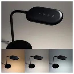 my home LED Leselampe "Abigal", schwarz, 1, H: 59cm, 1 Stk., Leuchten, Farbtemperatursteuerung, Tischlampe, Touchdimmer, flexibel verstellbar, LED Schreibtischlampe