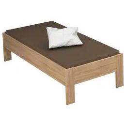 Futonbett Rauch "Aditio", braun (struktureichefarben hell), B:96cm H:50cm L:208cm, Betten, Futonbett, ohne Kopfteil