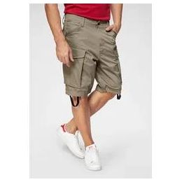G-Star Raw Cargoshorts G-STAR "Rovic zip loose", Herren, Gr. 36, N-Gr, beige, Obermaterial: 97% Baumwolle, 3% Elasthan, unifarben, bequem, Hosen