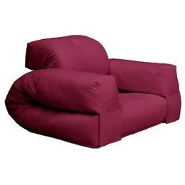 Schlafsofa KARUP DESIGN "Hippo", bunt (bordeauxrot), B:90cm, Sofas, Schlafsofa