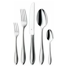 Besteck-Set WMF "Verona", silber (edelstahlfarben), 30 Stk., Cromargan Edelstahl Rostfrei 18/10, Essbesteck-Sets, poliert