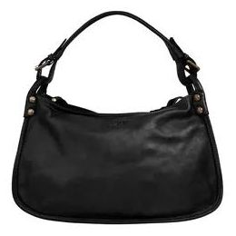 Henkeltasche Samantha Look, Damen, Gr. B/H/T: 36cm x 22cm x 9cm onesize, schwarz, Leder, Taschen, echt Leder, Made in Italy