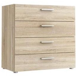 Schubkastenkommode FORTE, braun (sonoma eiche), B:75cm H:71,4cm T:41cm, FSC-zertifizierter Holzwerkstoff, Sideboards