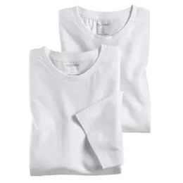 T-Shirt OLYMP "Casual", Herren, Gr. XL, wei&szlig;, Obermaterial: 100% Baumwolle, Rundhals, Shirts T-Shirt